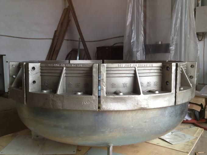 1400mm Metal End Caps For Pipe , Hydraulic Pressure Testing Equipment ...