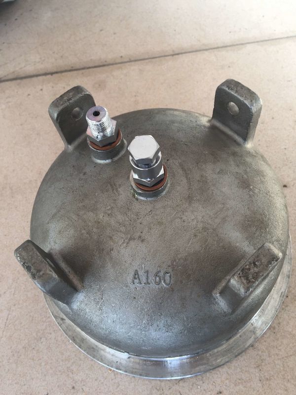 Long Life 160mm Metal End Caps For Pipe , Pipe Pressure Testing Machine ...
