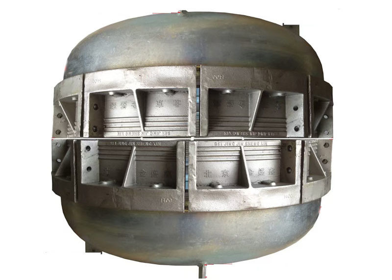 DN 1400mm Plastic Pipe End Caps With A-Type Structure Fixture For ...