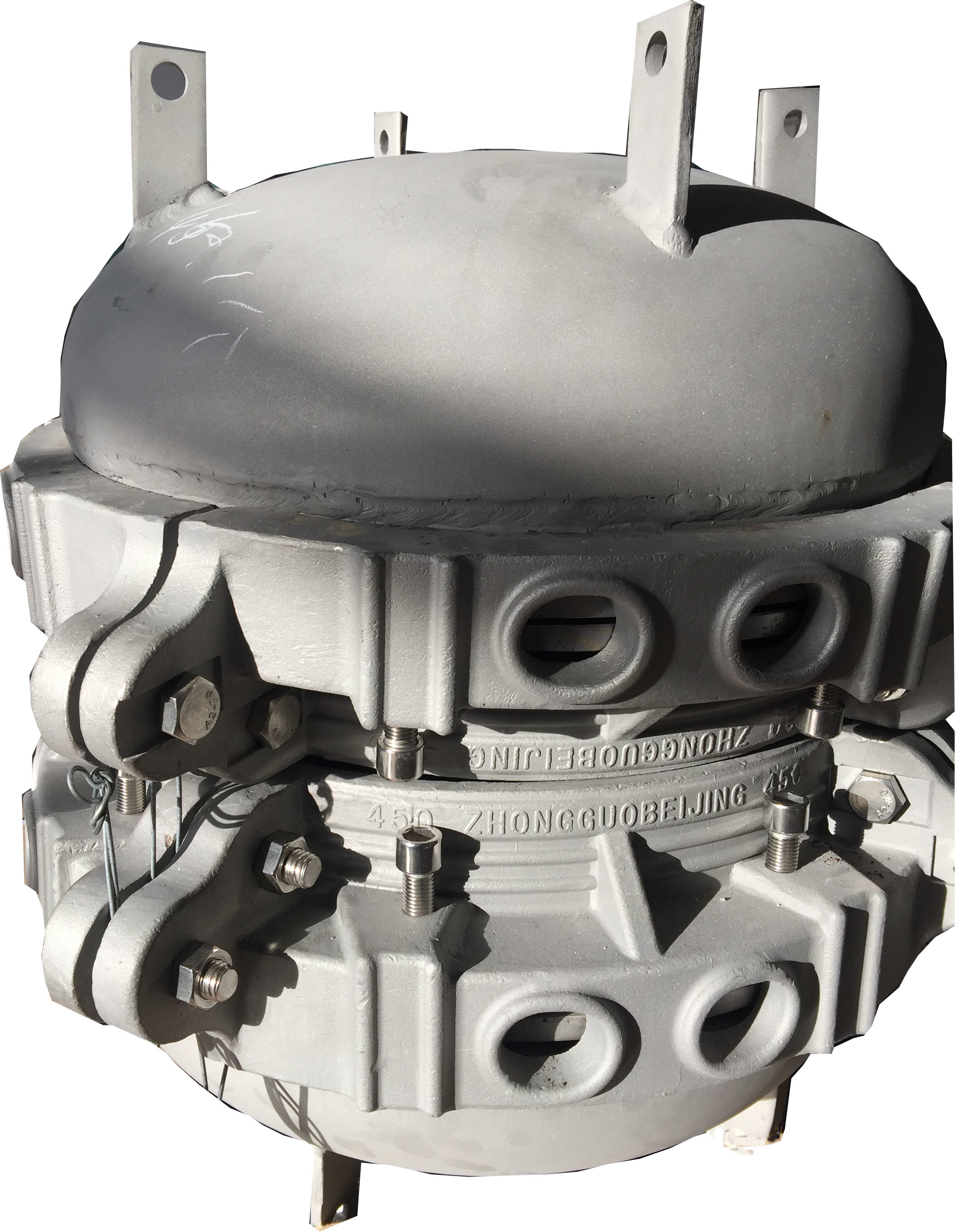 High Pressure Resistant Hydrostatic Plug Dn450mm End Caps For Fluid And ...