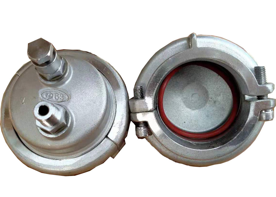 DN 63 Sealing end caps for pressure measurement of thermoplastic ...