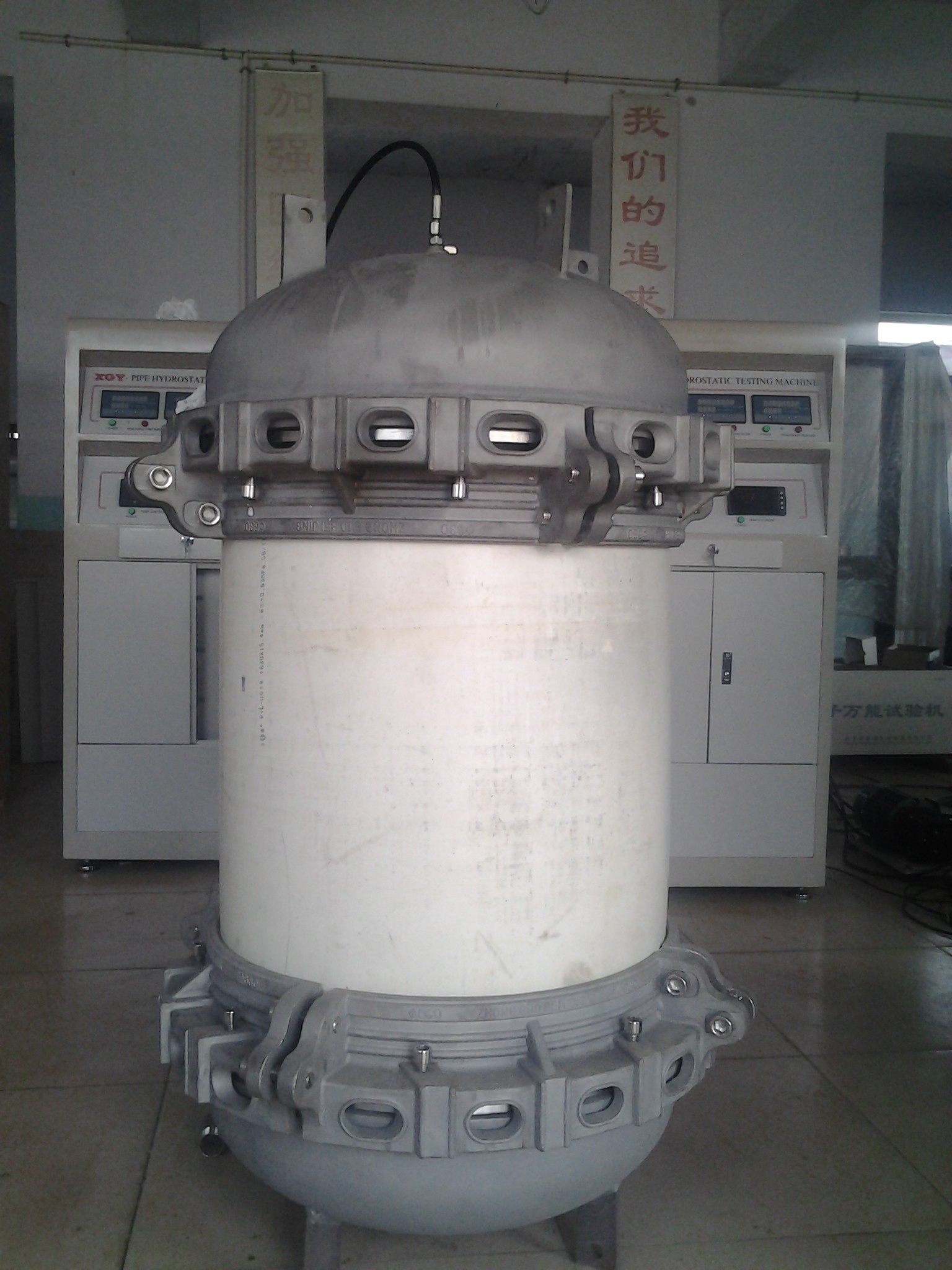 Hydrostatic Pressure Test End Caps For Pipe And Tube 900mm Model Steel ...