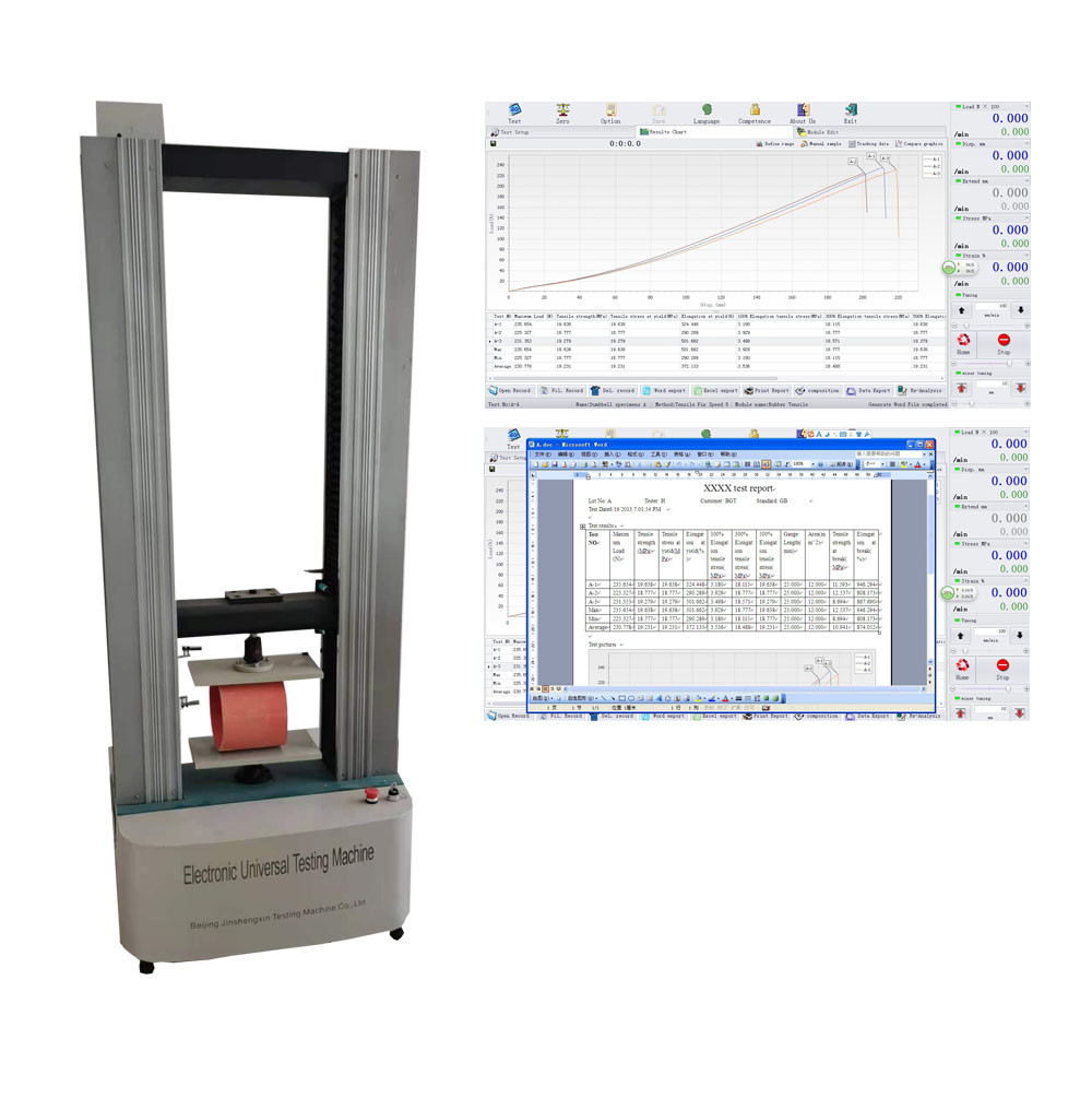 Computerized Ring Pipe Stiffness Testing Machine Standard Iso 9969 Iso ...